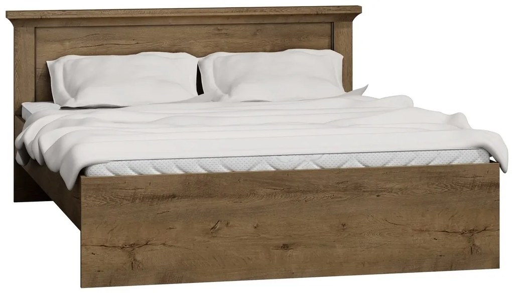 Eoshop TICANA T-5 postel 160x200 cm (Barva dřeva: Kraft zlatý)
