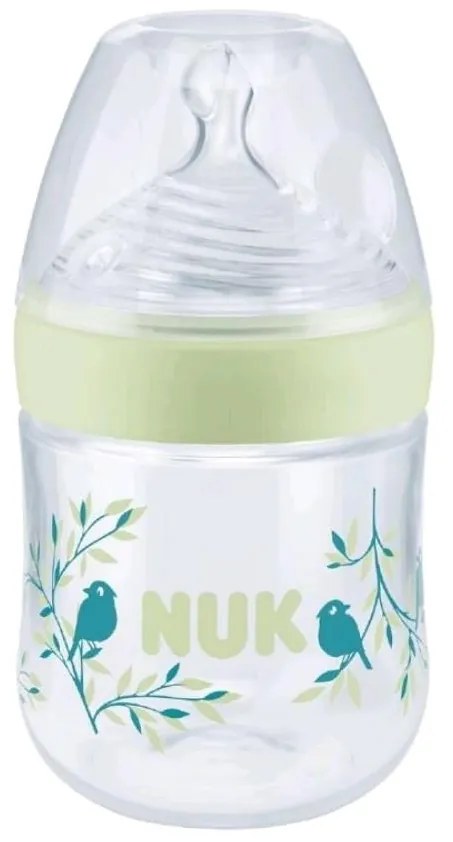 Kojenecká láhev NUK Nature Sense s kontrolou teploty 150 ml zelená