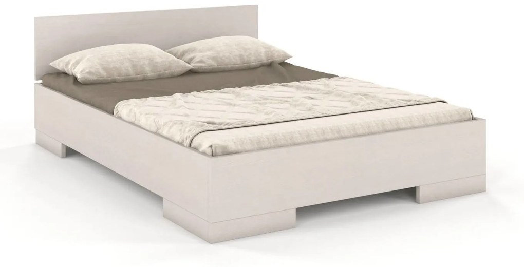 Prodloužená postel s úložným prostorem Spektrum - borovice   , Borovice přírodní, 140x220 cm