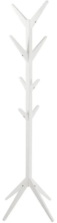 Design scandinavia Věšák dřevěný Scotty, 178 cm, bílá