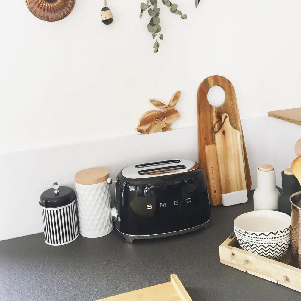 Černý topinkovač Retro Style – SMEG