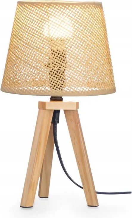 Lampa na noční stolek boho Natural, 32 cm