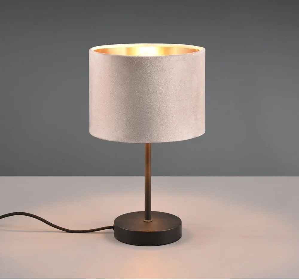 Černo-béžová stolní lampa (výška 33 cm) Julieta – Trio
