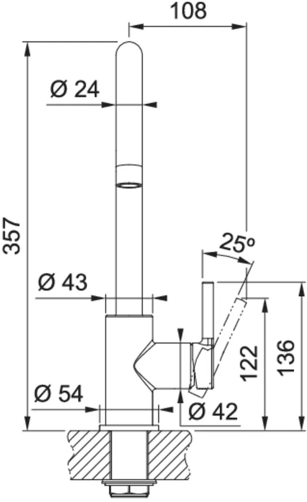 Kuchyňská baterie Franke FS 3228.031 Lina NEW