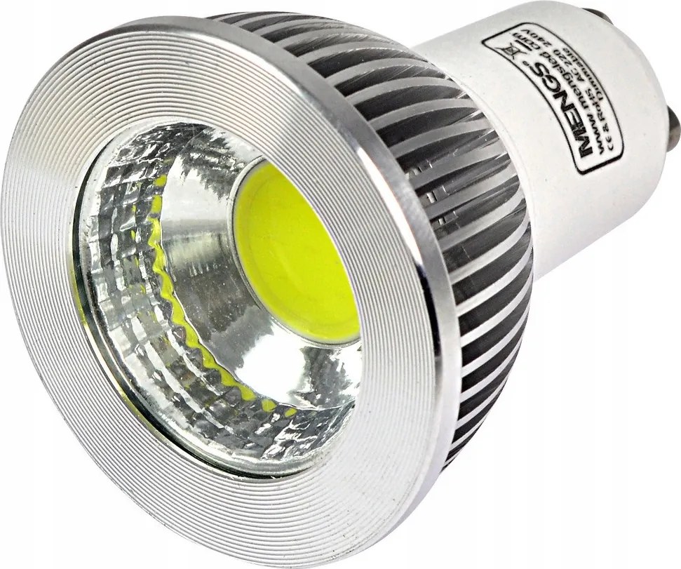 Led žárovka GU10 5W 40W Cob studená bílá 10 ks