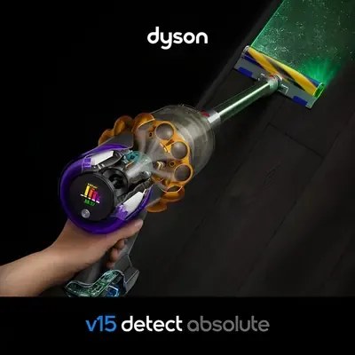 Dyson V15 Detect Absolute / Tyčový vysavač