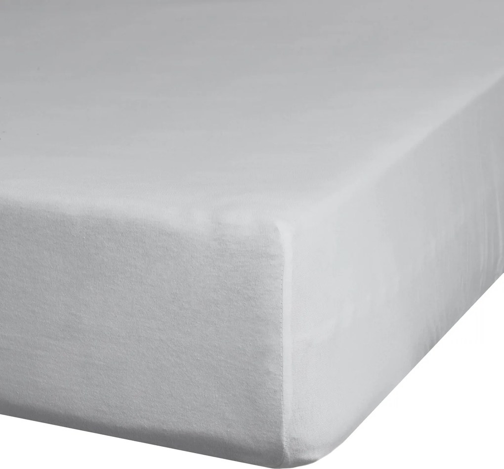 ELASTICKÉ JERSEY PROSTĚRADLO 160X200 CM, VÝŠKA 30 CM ŠEDÁ
