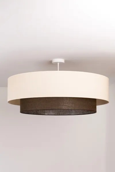 Brilagi - LED Přisazený lustr BOHO STYLE 3xE27/15W/230V pr. 80 cm krémová/hnědá