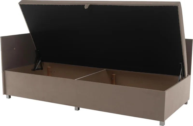 Válenda AURIA UNI béžovošedá 90x200 s úložným prostorem, Trinity 03 Kondela 0000395670