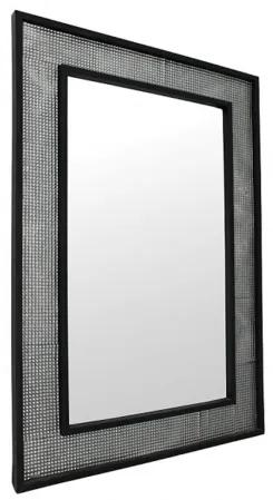 Zrcadlo ELISON TYP 9, stříbrná / černá
