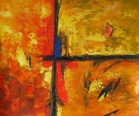 Zlaté opojení - 60 x 90 cm