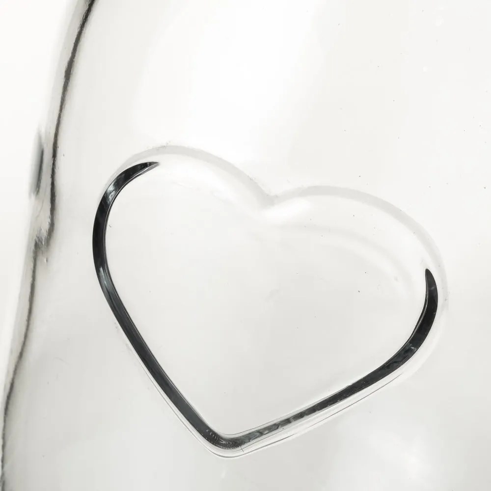 Sklenice s korkovým uzávěrem Unimasa Heart, ⌀ 11,2 cm