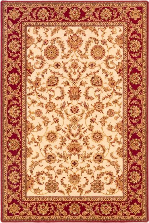 Vlněný koberec Agnella Isfahan Anafi Jantarový Rozměr: 120x170 cm