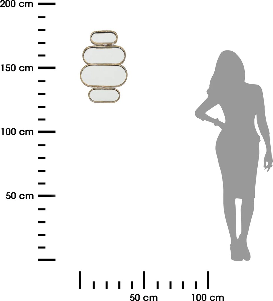 Zrcadlo Carmen, zlaté