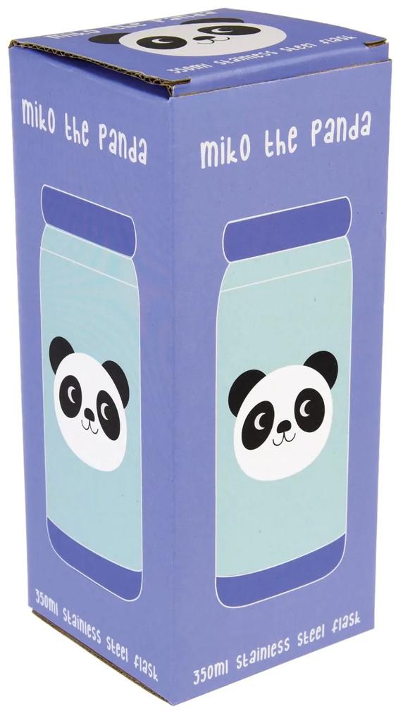 Rex London Modrá nerezová láhev s pandou Miko The Panda