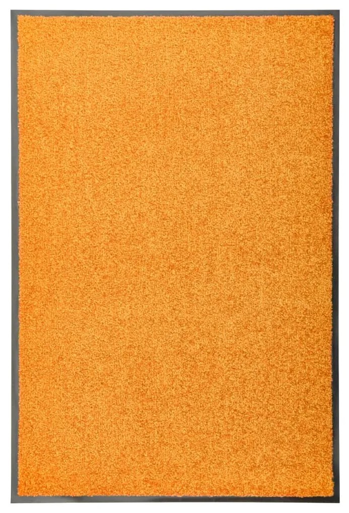 Rohožka pratelná oranžová 60 x 90 cm 323452