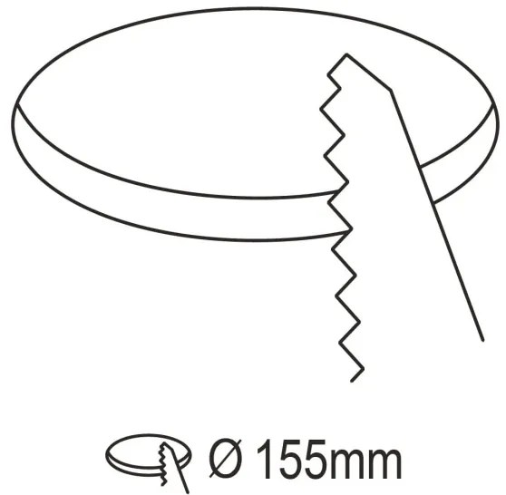 Eglo 31744 - LED Stmívatelné koupelnové svítidlo FUEVA-Z 10,5W/230V IP44 černá
