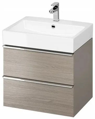 Cersanit - VIRGO závěsná skříňka pod umyvadlo 60cm, šedá, S522-020