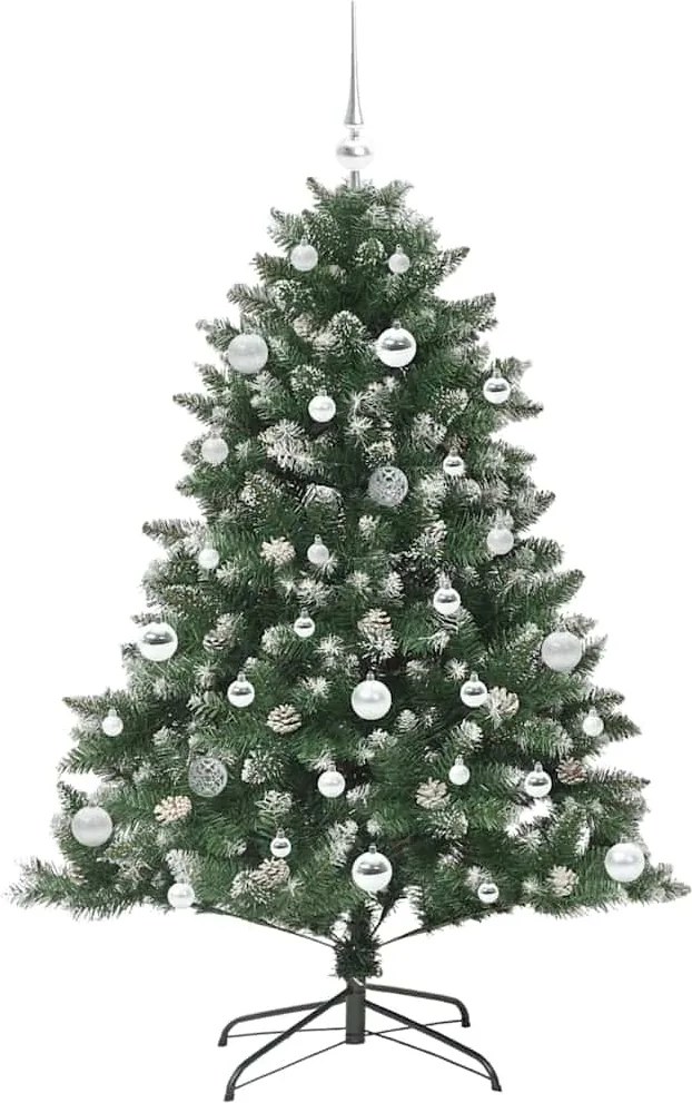 Umělý vánoční stromeček Zelená 150 cm PVC, plast a ocel 3395226