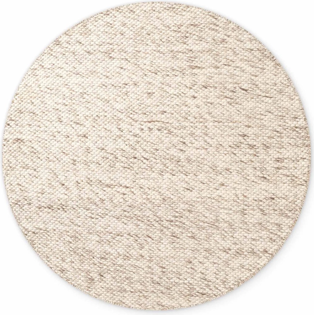 ELLE Decoration, Kusový koberec Lyon Beans 106316 Natural Cream Brown kruh z kolekce Elle, 200x200 (průměr) kruh, hnědá, ložnice