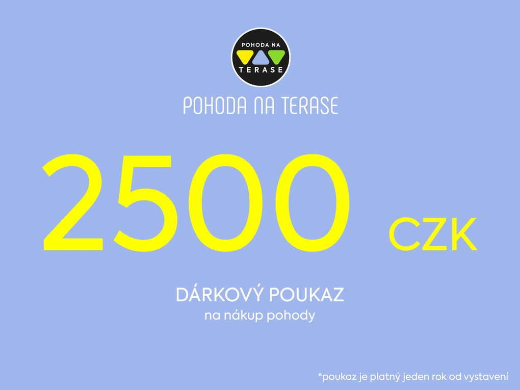 Dárkový poukaz na Pohodu Hodnota poukazu: 5000 CZK
