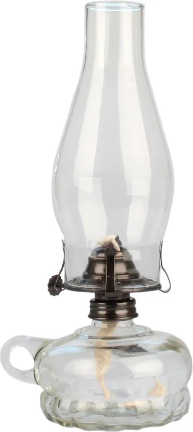 Petrolejová lampa, transparentní