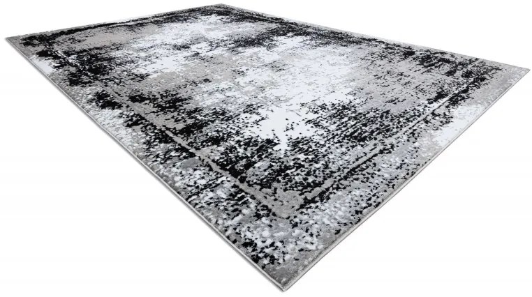 Dywany Łuszczów Kusový koberec Gloss 8493 78 Vintage grey/black - 80x150 cm