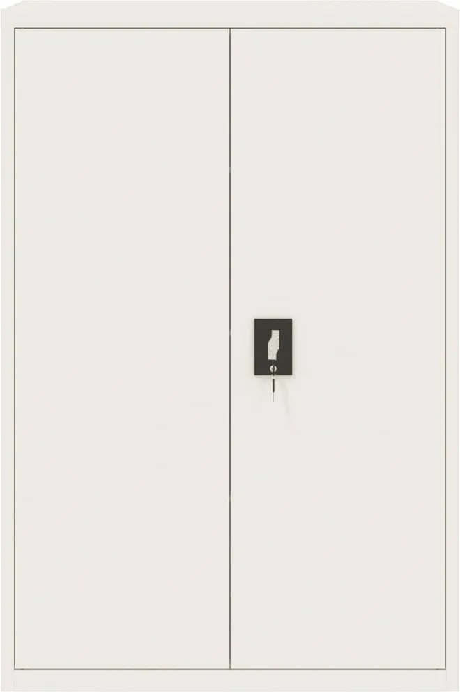 Kartotéka bílá 90 x 40 x 140 cm ocel 339744