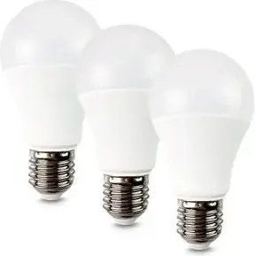 ECOLUX LED žárovka 3-pack 12W / klasický tvar / E27 / 3000K / 270° / 9