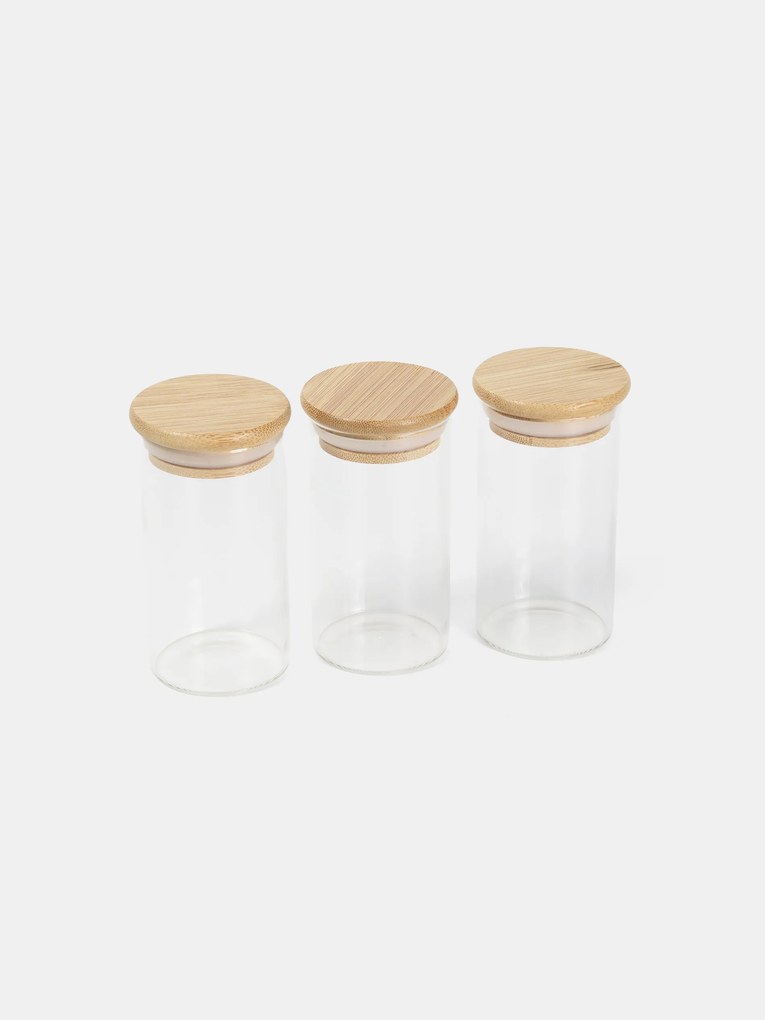 Sinsay - Sada dóz na potraviny s víkem 3 pack - clear