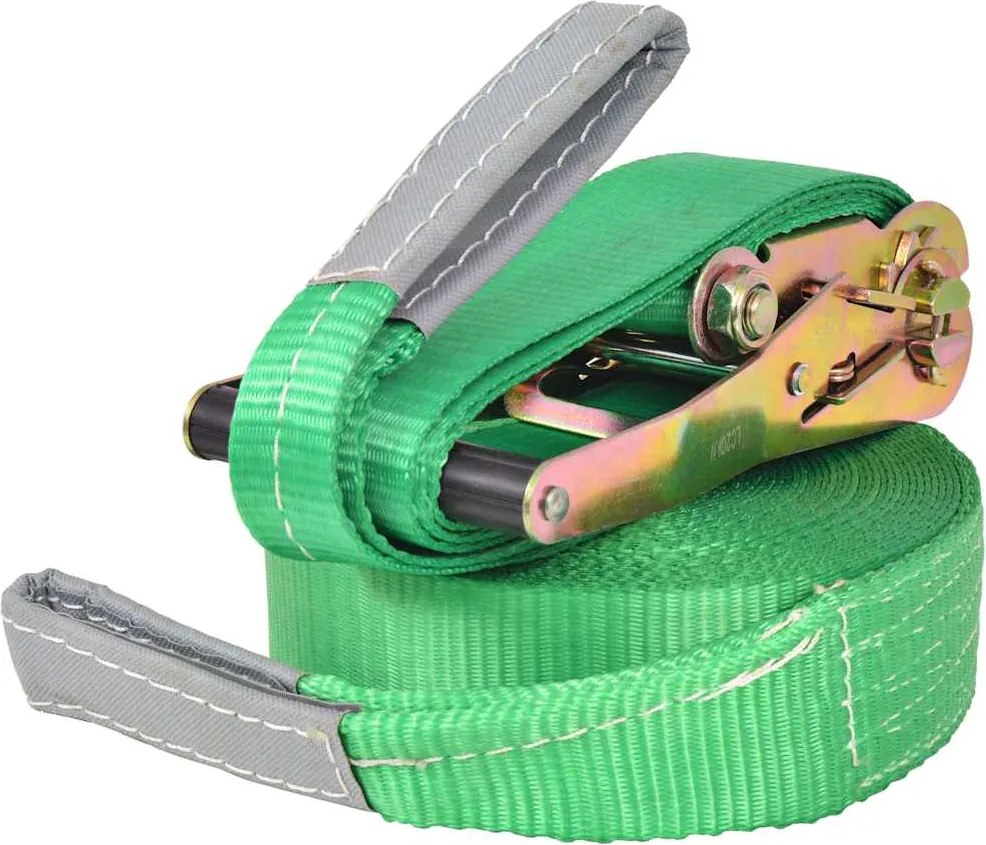 Slackline, 15 m x 50 mm, 150 kg, zelená 142666