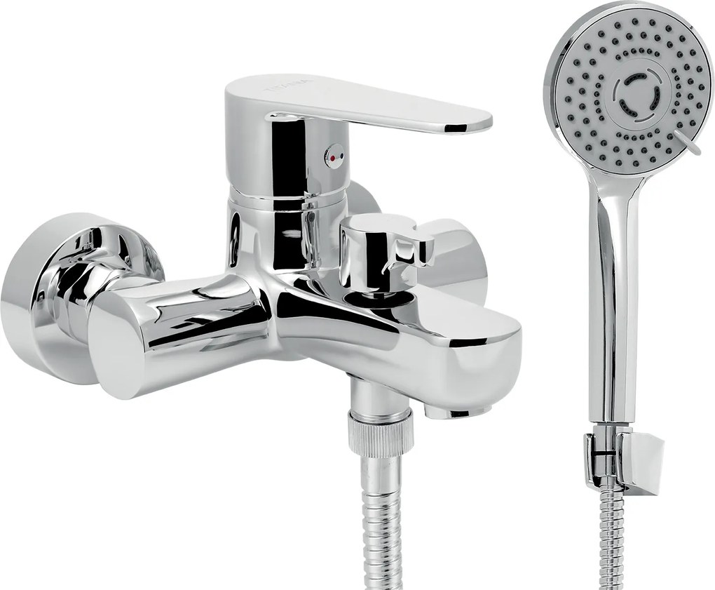 Novaservis Vanová nástěnná baterie Titania Fresh ECO, 100 mm, chrom 96025,0E