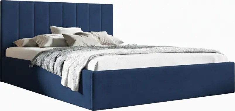 Eka Čalouněná postel LENY 120x200 cm Barva látky Trinity: Hořčicová (Trinity 2326), Úložný prostor: Bez úložného prostoru