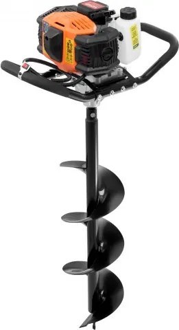 Vykopávač děr pro plynové sloupky 43CC 1250 W s 20,3 cm vrtáky pro farmu a zahradu
