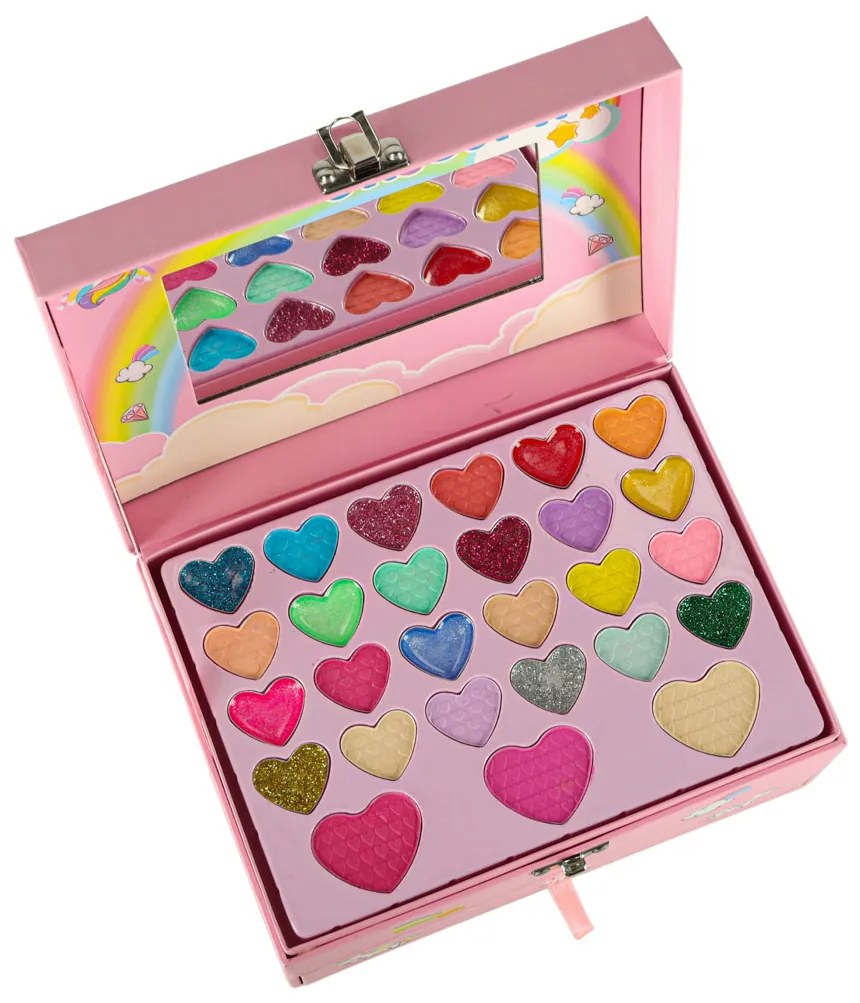Creative Corner Sada na líčení a nehty make-up kosmetika stíny laky zásuvky jednorožec