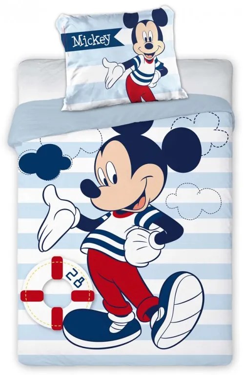 Faro Povlečení Mickey Mouse Námořník 100x135 / 40x60 cm