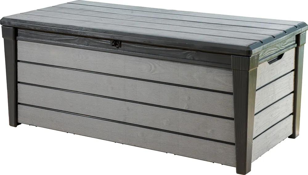 Keter BRUSHWOOD box - 455L - grafit+šedý