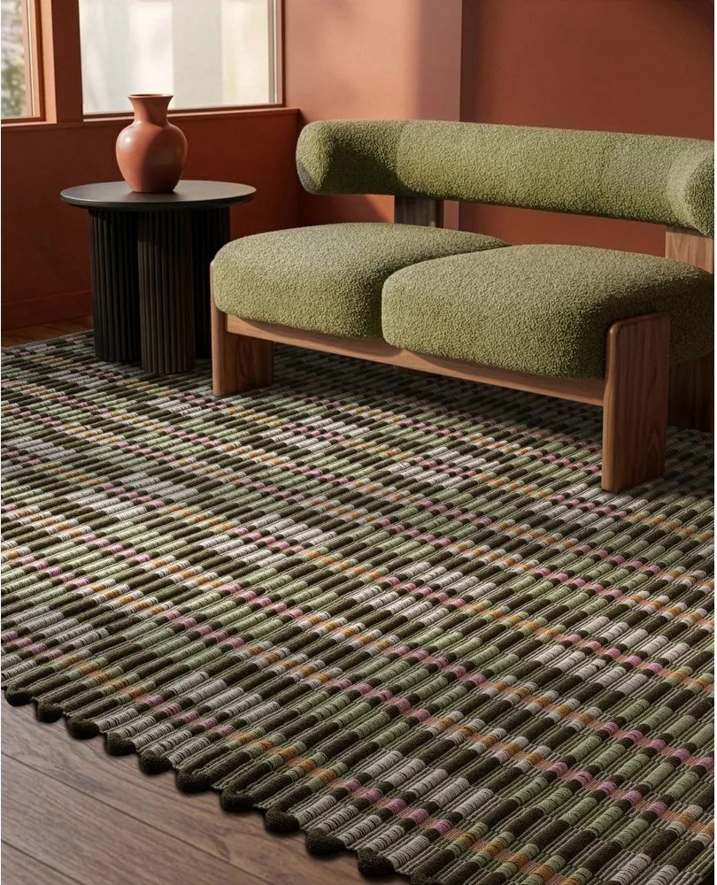 Khaki ručně tkaný koberec 160x230 cm – Asiatic Carpets