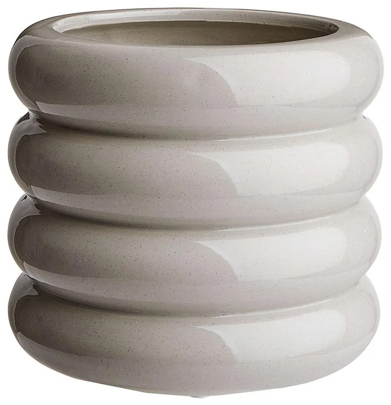 HOOP Květináč 14 cm - šedá