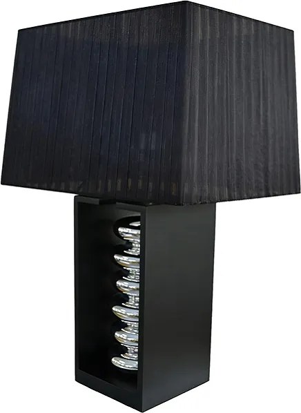 Designová stolní lampa Kamaria 55 cm černá
