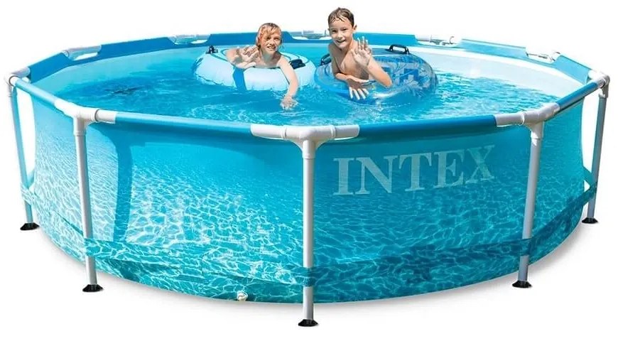 Intex | Bazén Florida 3,05x0,76 m s pískovou filtrací - motiv BEACHSIDE | 19900114