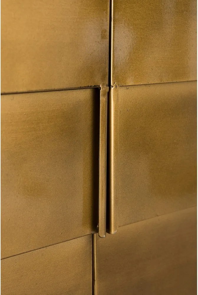 Kovová komoda ve zlaté barvě 117x70x26 cm Hanna – Dutchbone