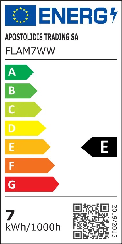 Diolamp LED Filament Candle žárovka čirá C35 7W/230V/E14/2700K/860Lm/360°