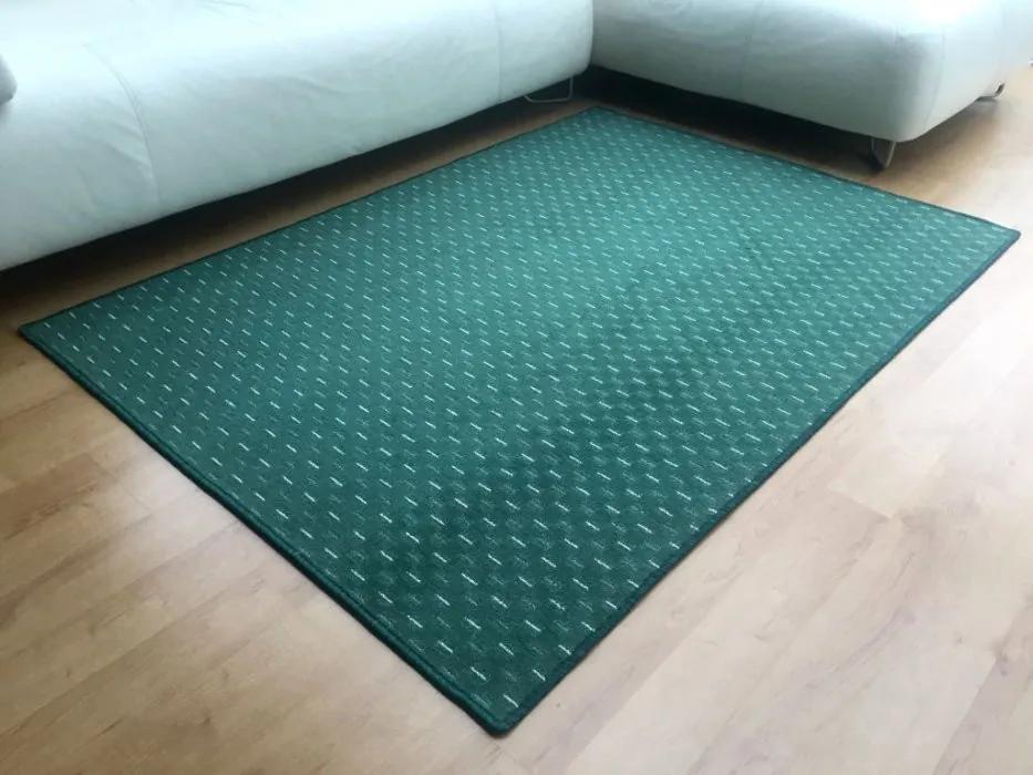 Vopi | Kusový koberec Valencia zelená - Kulatý průměr 100 cm