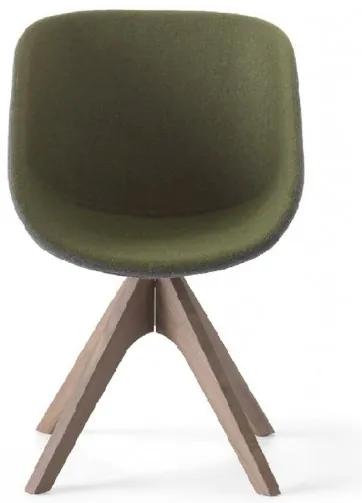 SITIA - Otočná židle HIBISCUS dřevěná