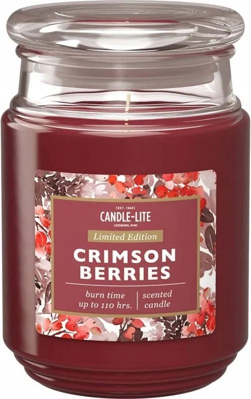 Velká svíčka Crimson Berries Candle-lite
