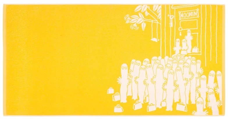 Osuška Hattifatteners 70x140cm, žlutá
