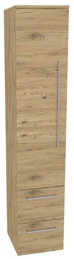 Mereo Mereo, Bino, koupelnová skříňka vysoká 163 cm, levá, Multidecor, CN697DSAN