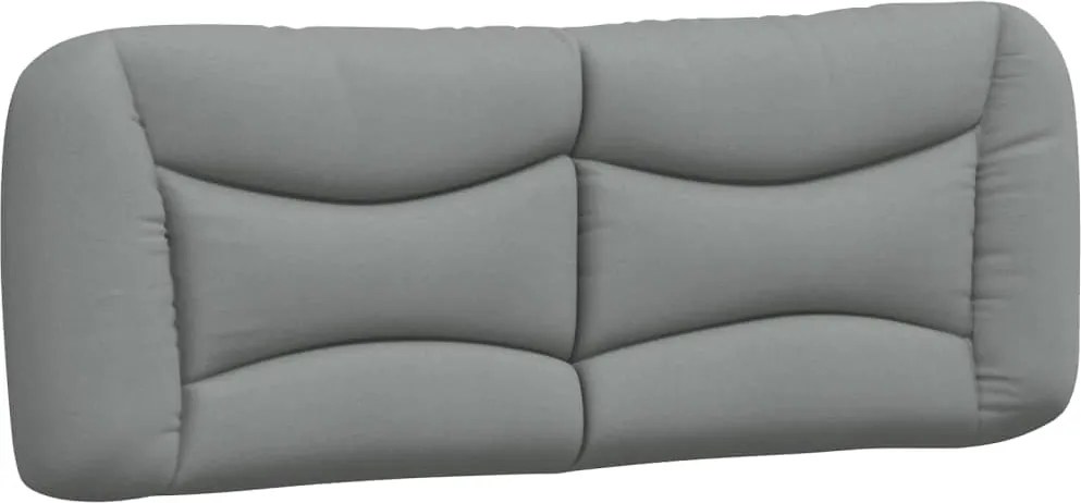 Postel s matrací Hvar světle šedá 180 x 200 cm textil 3208548