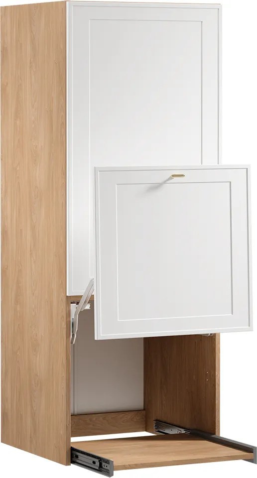 SORENTO pb | horní skříňka N60N multifunkční nástavec | 60 cm | PRAVÁ | puccini/bílá